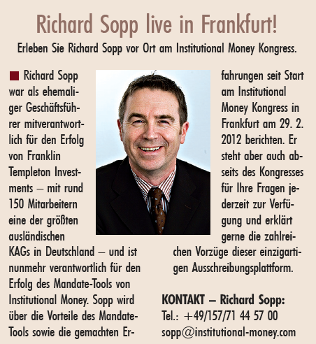 Mandate-Tool: Die beste Lösung - Institutional Money